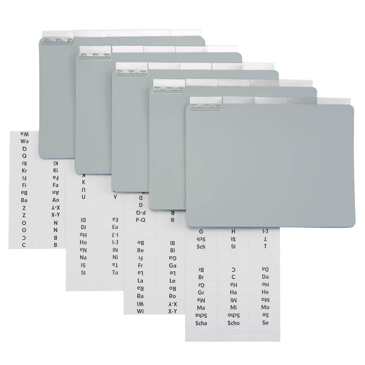 MED+ORG | Leitregister DIN A5 quer